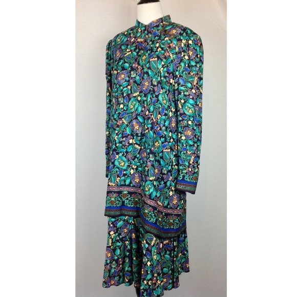 Dorothy Samuel | Dresses | Vintage Dorothy Samuel Dress Womens 2 Boho ...